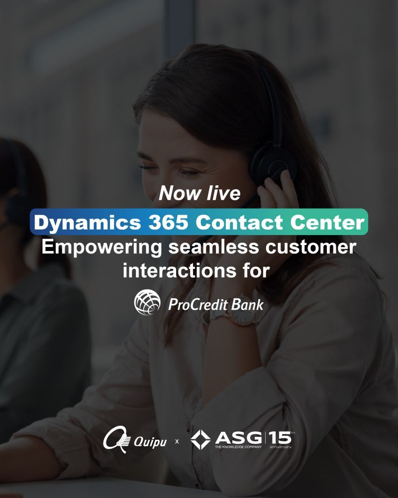 Procredit Bank Ukraine is on Dynamics 365 Contact Center! – Dynamics ...